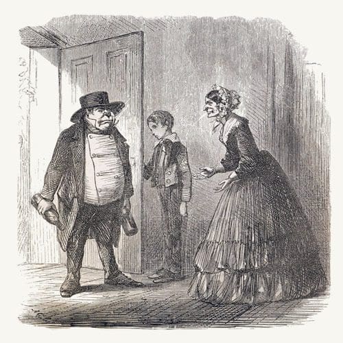 A large hard-breathing middle-aged slow man, with a mouth ...