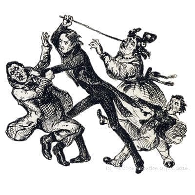 Charles Dickens and Phiz (Hablot Knight Browne).