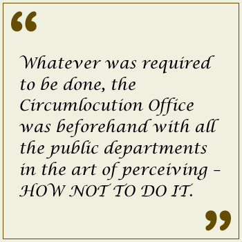 What is the Circumlocution Office?